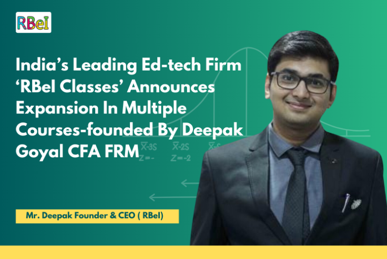 FRM Online Course with Deepak Goyal | RBei Classes