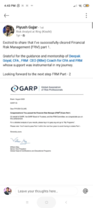 SCR Course – Path to GARP Sustainability Certification